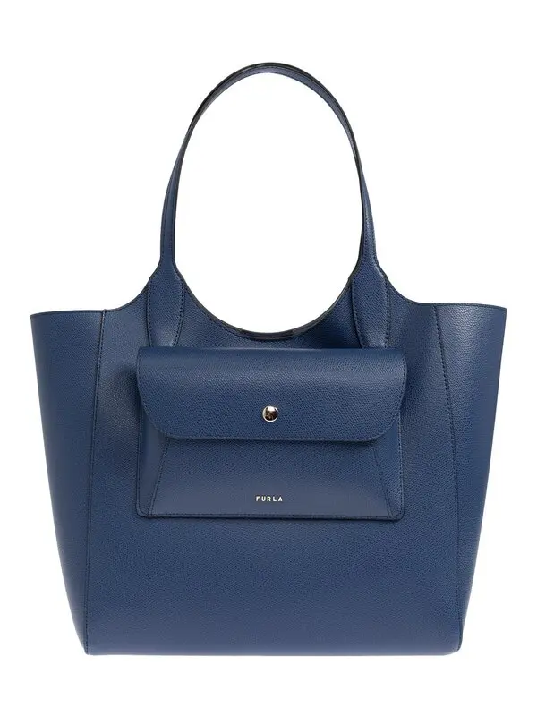 Furla Lea Medium Shopper Bag - Navy Blue