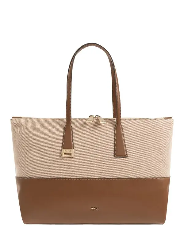 Furla Olivia Large Shopper Bag - Beige