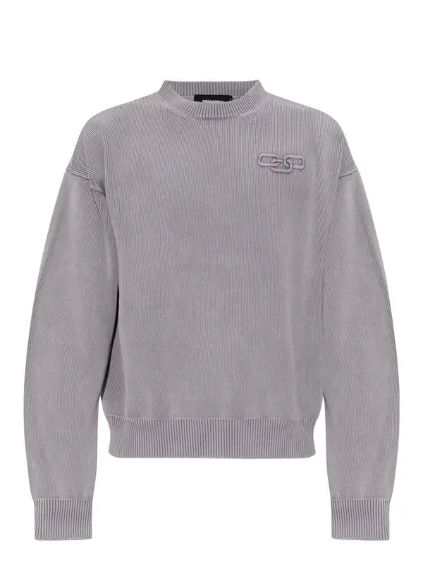 Dsquared2 Sweater With Logo - Grey