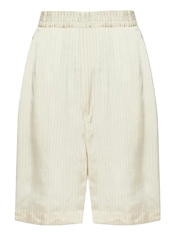 Dsquared2 Striped Pattern Shorts - Cream