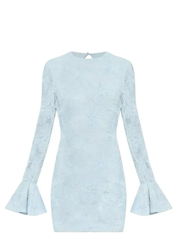 ROTATE BY BIRGER CHRISTENSEN Floral Mini Dress - Blue