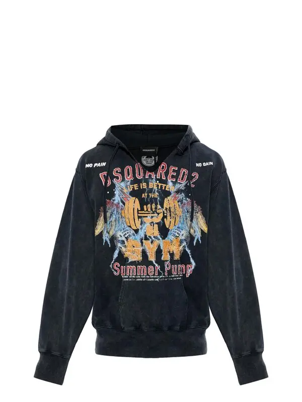 Dsquared2 Sweatshirt With Logo - Black