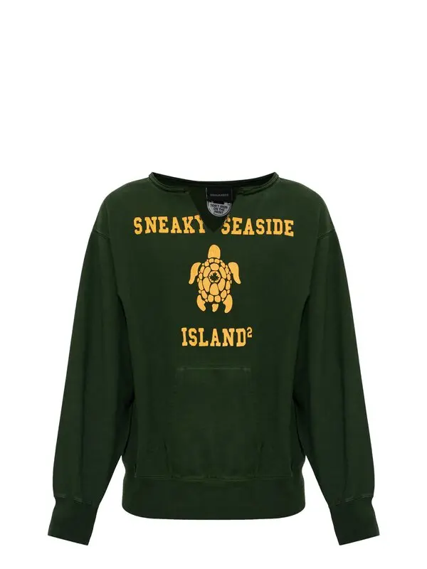 Dsquared2 Logo Sweatshirt - Green