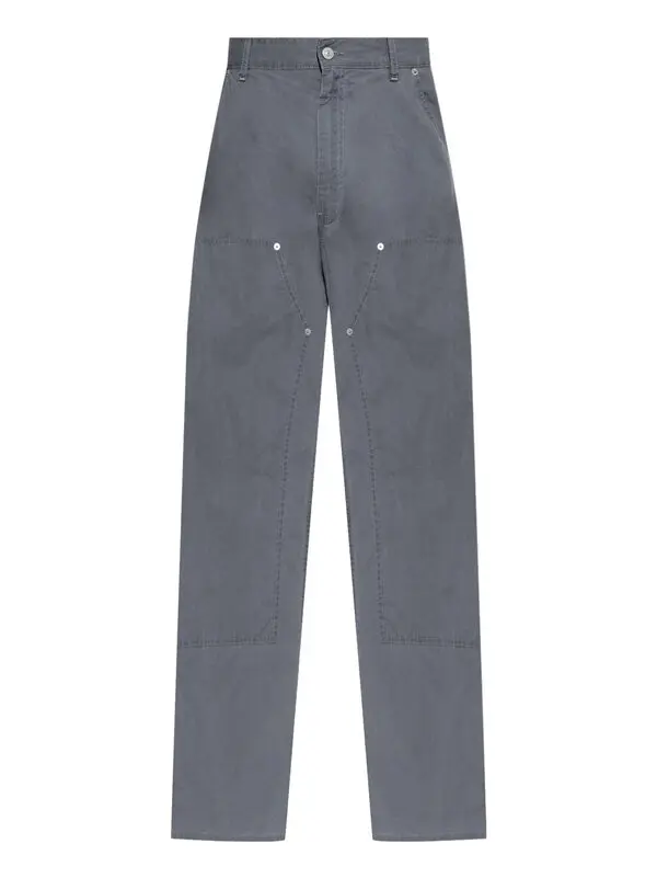 MAISON MARGIELA Cotton Trousers - Grey