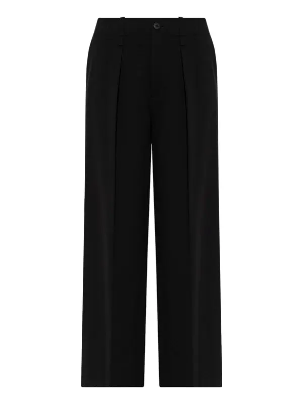 Issey Miyake Wide-leg Trousers - Black