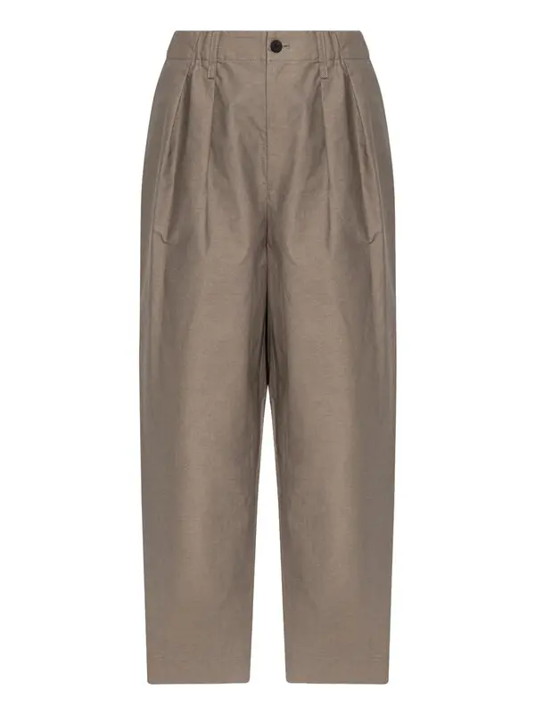 Issey Miyake Wide-leg Trousers - Brown