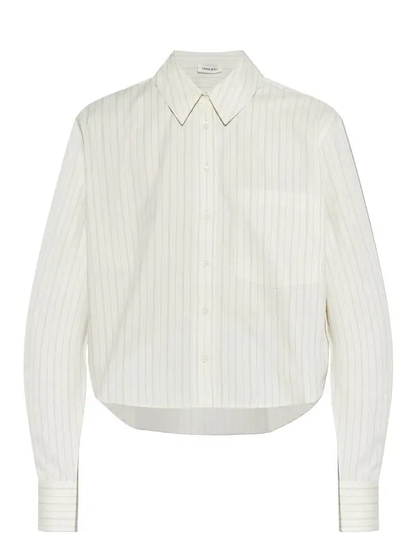 ANINE BING Essis Striped Shirt - Cream