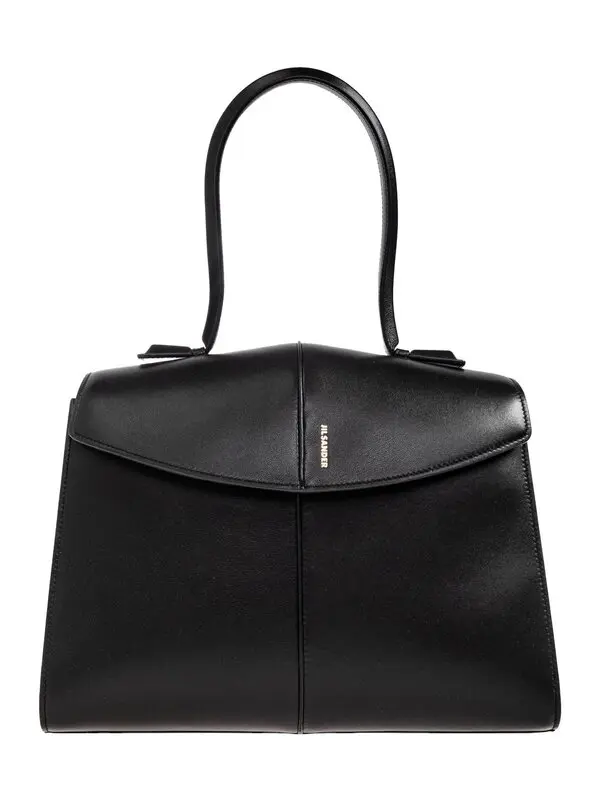 JIL SANDER Linea' Handheld Bag - Black