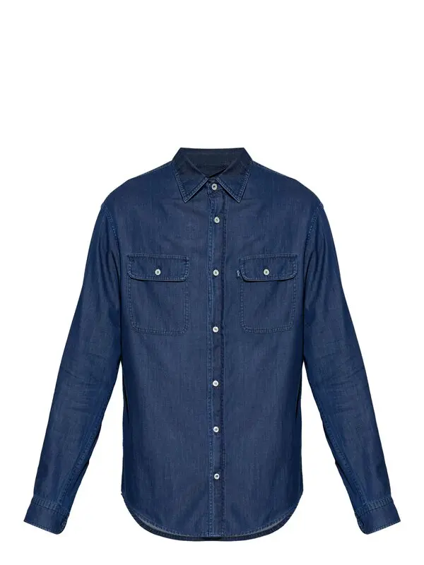 Paul & Shark Denim Shirt - Navy Blue