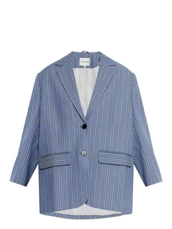 Munthe Striped Blazer - Blue