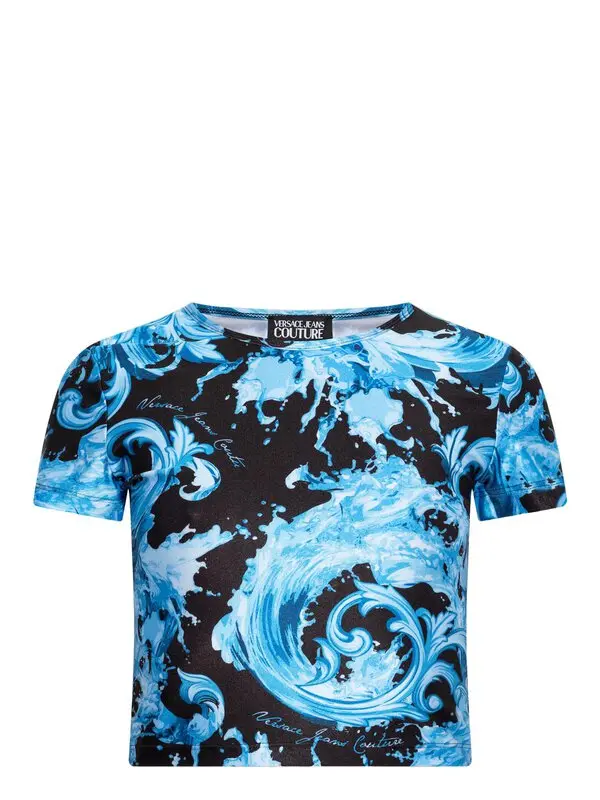 Versace Fitted Top - Blue
