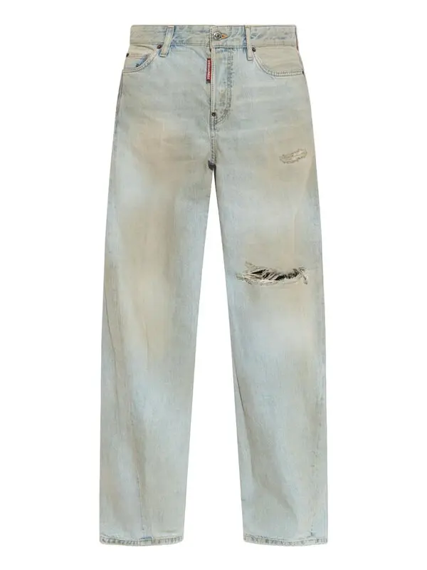 Dsquared2 Loose Twist Jeans - Light Blue