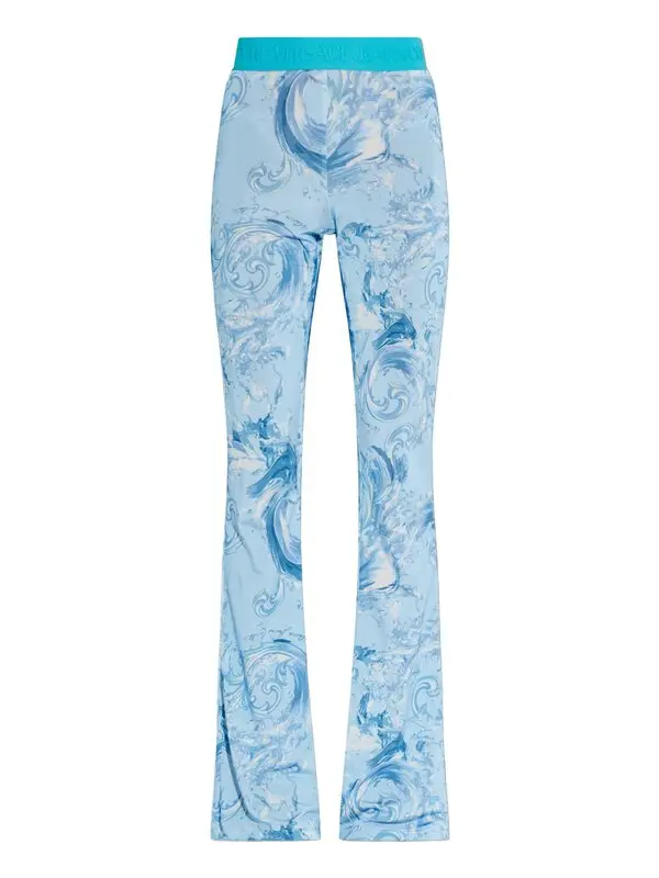 Versace Flared-leg Trousers - Blue