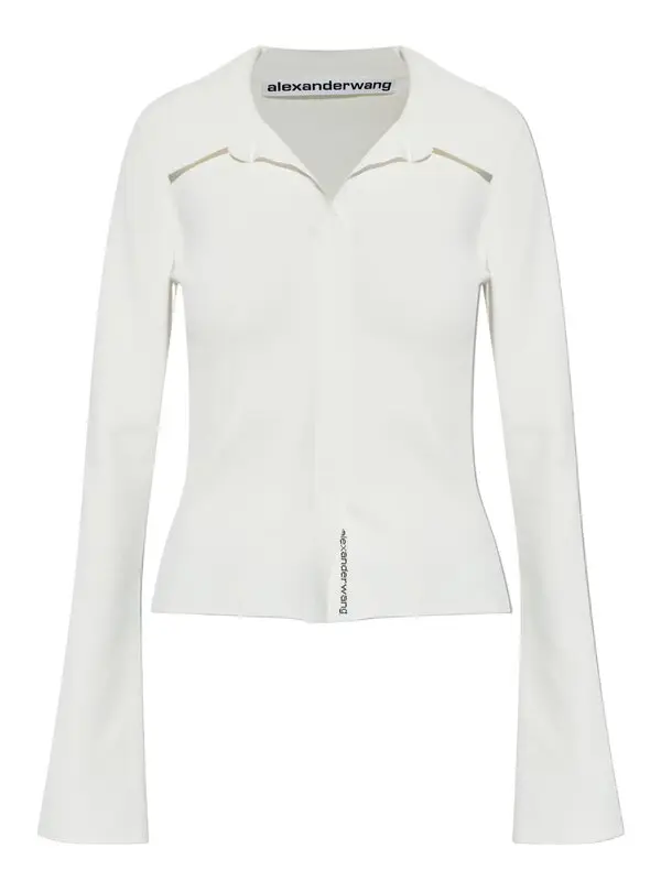 Alexander Wang Top With Collar - White
