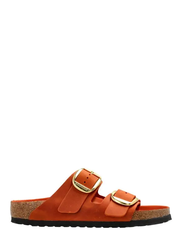 BIRKENSTOCK Arizona Big Buckle Slides - Orange