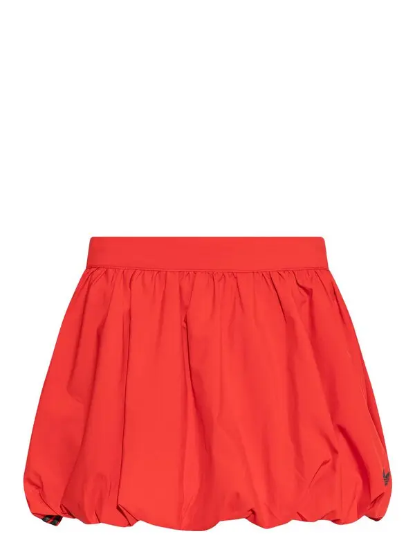 ADIDAS ORIGINALS Short Flared Skirt - Red