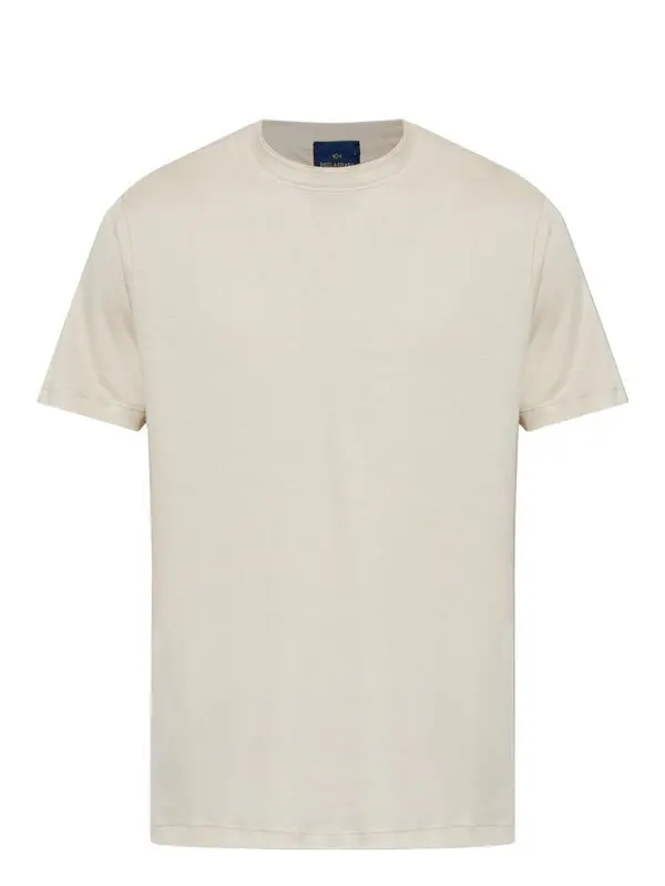 Paul & Shark Crew Neck T-shirt - Cream