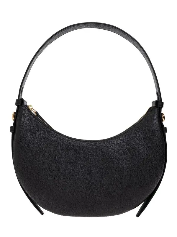 Tory Burch Romy Half Moon Shoulder Bag - Black