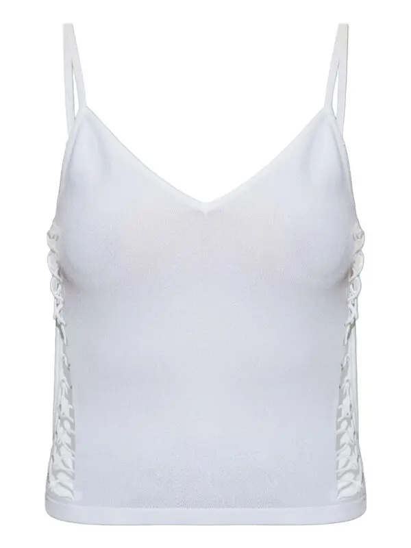 Dsquared2 Top With Decorative Side Cut-outs - White