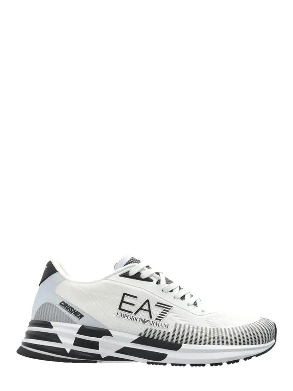 EA7 Logo Sneakers - White