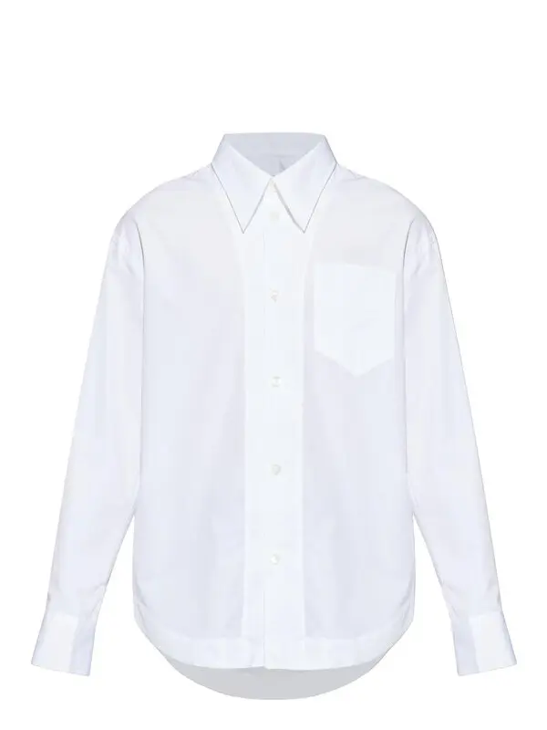Ami Shirt With Pocket - White