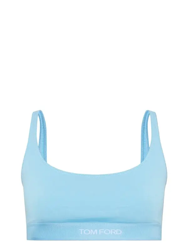 TOM FORD Logo Bra - Blue