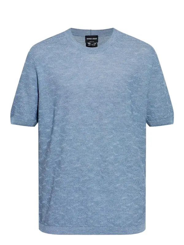 Giorgio Armani Crew Neck T-shirt - Blue