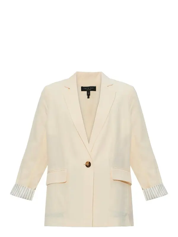 Rag & Bone Relaxed-fit Blazer - Cream
