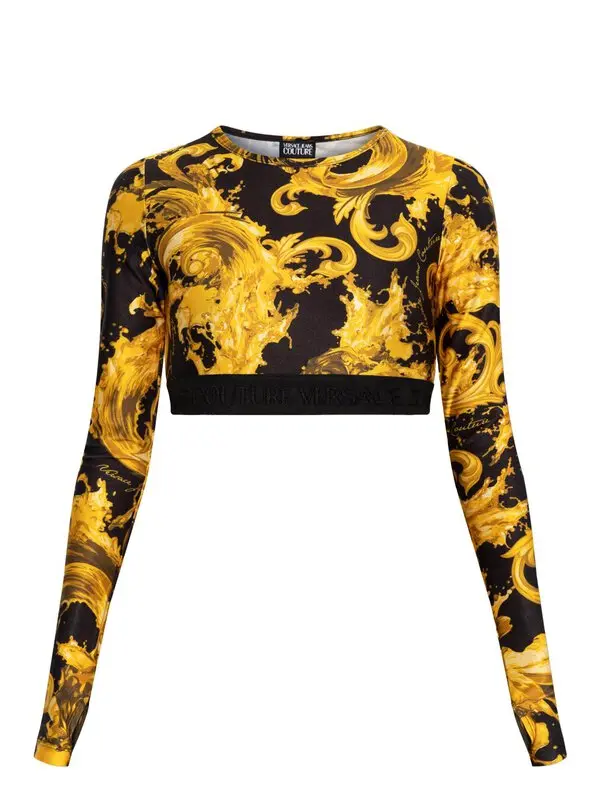 Versace Long-sleeved Top - Yellow