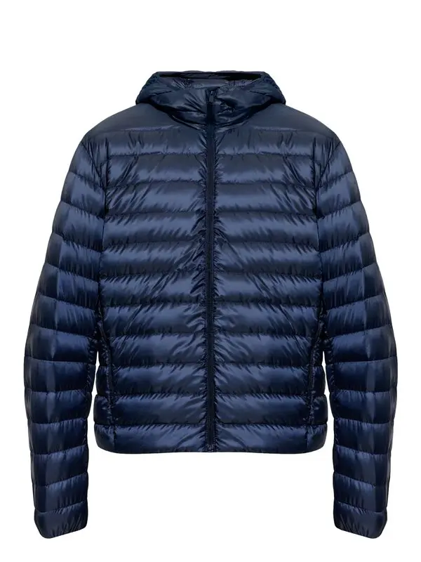 Canada Goose Down Puffer Jacket With Hood - Navy Blue