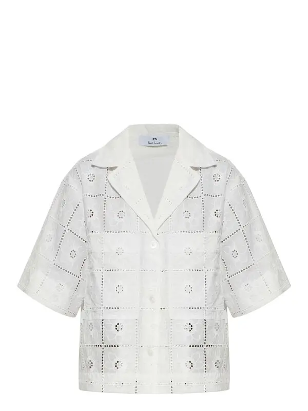 Paul Smith Openwork Shirt - White