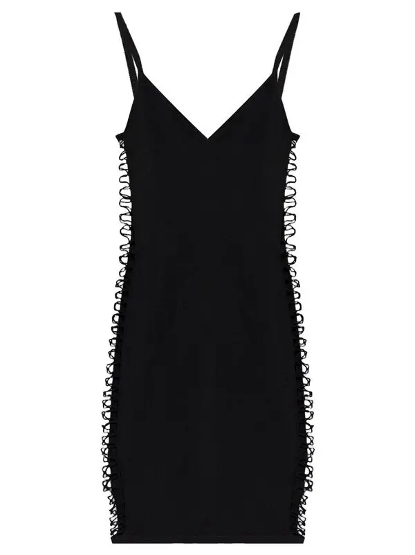 Dsquared2 Dress With Decorative Side Cut-outs - Black