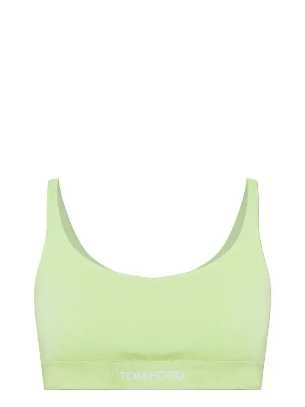 TOM FORD Bra With Logo - Green