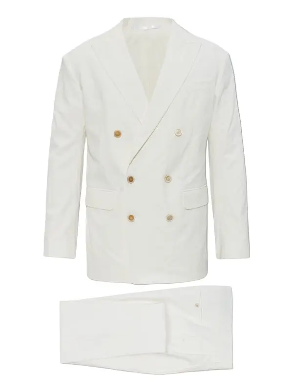 Dsquared2 Linen Suit - White