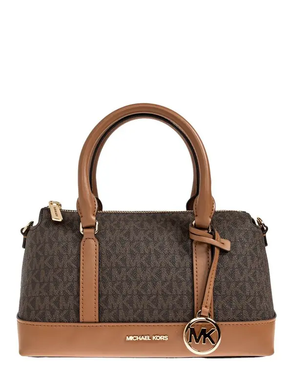 Michael Kors Handheld Bowler Bag - Brown