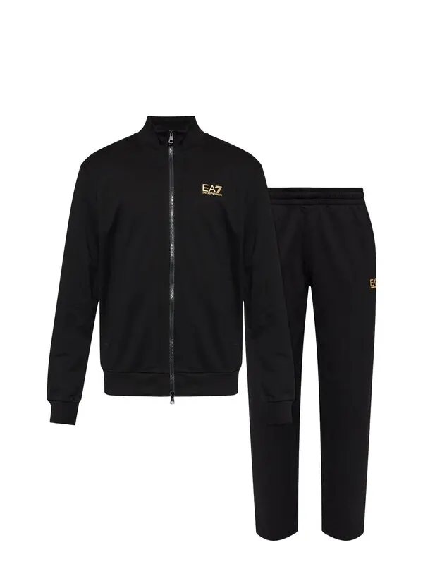 EA7 Tracksuit Set: Sweatshirt And Pants - Black
