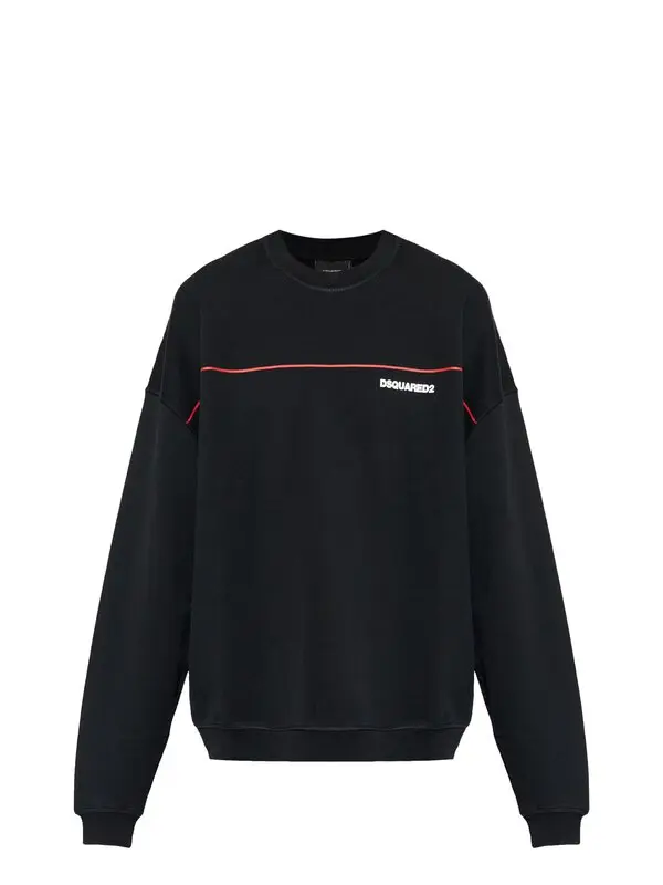 Dsquared2 Printed Logo Sweatshirt - Black