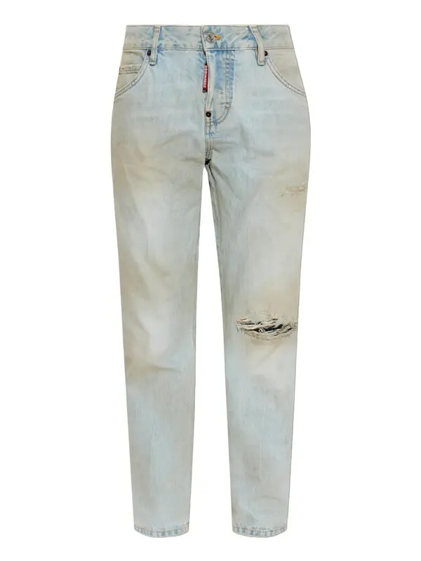 Dsquared2 Straight Fit Jeans - Light Blue