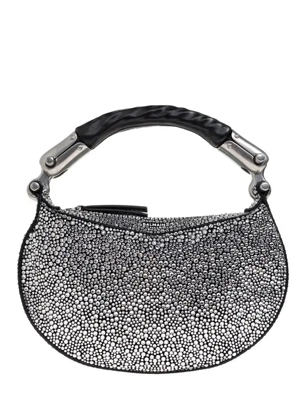 Balmain Ebene Mini Handbag - Silver