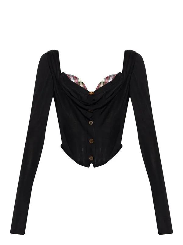 VIVIENNE WESTWOOD Long Sleeve Top - Black