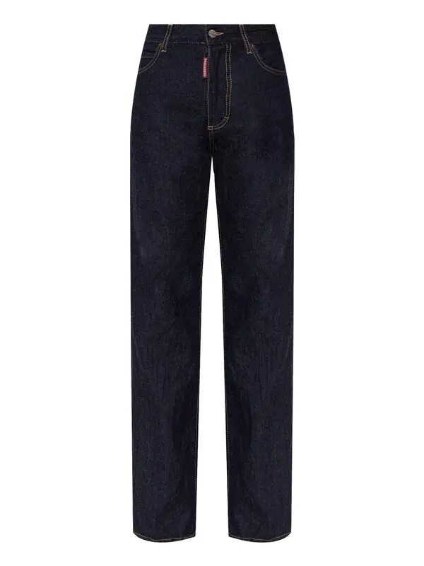 Dsquared2 San Diego Straight Leg Jeans - Navy Blue