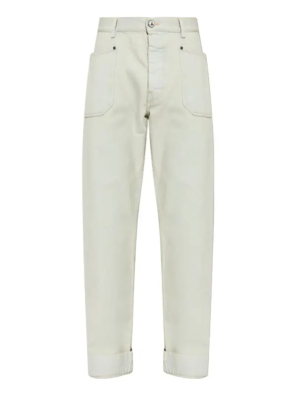VIVIENNE WESTWOOD Straight-leg Denim Jeans - Light Blue