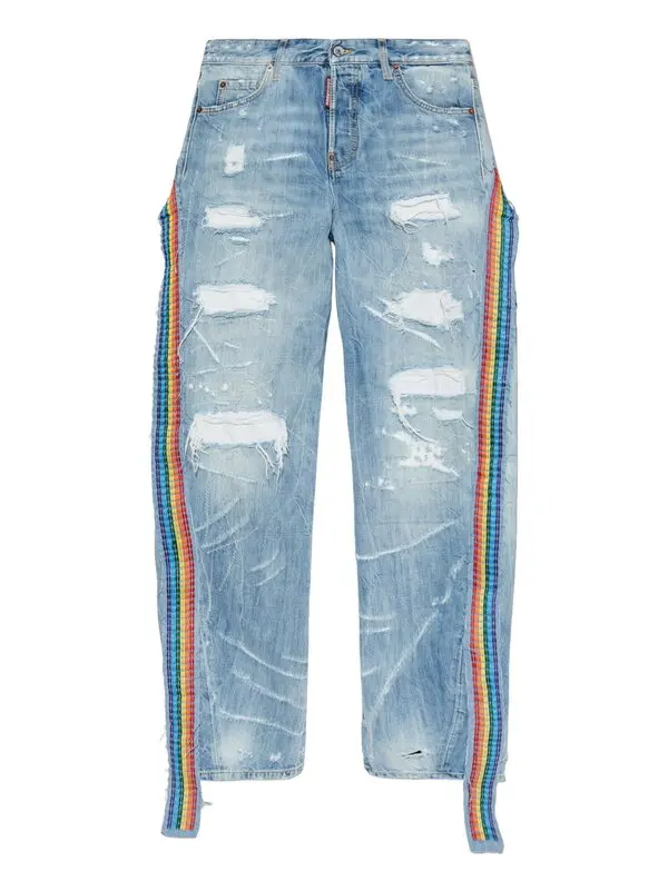 Dsquared2 Loose Twist Jeans - Blue