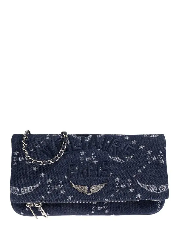Zadig&Voltaire Rock Shoulder Bag - Navy Blue