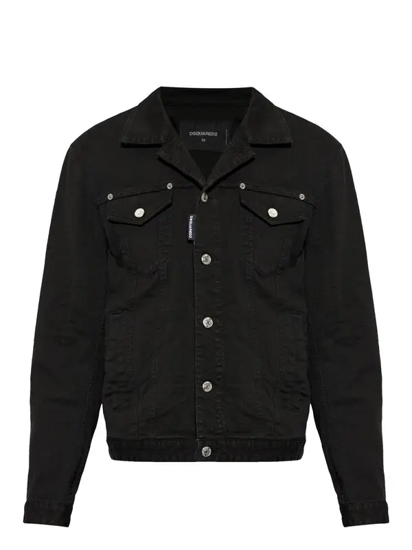 Dsquared2 Denim Trucker Jacket - Black
