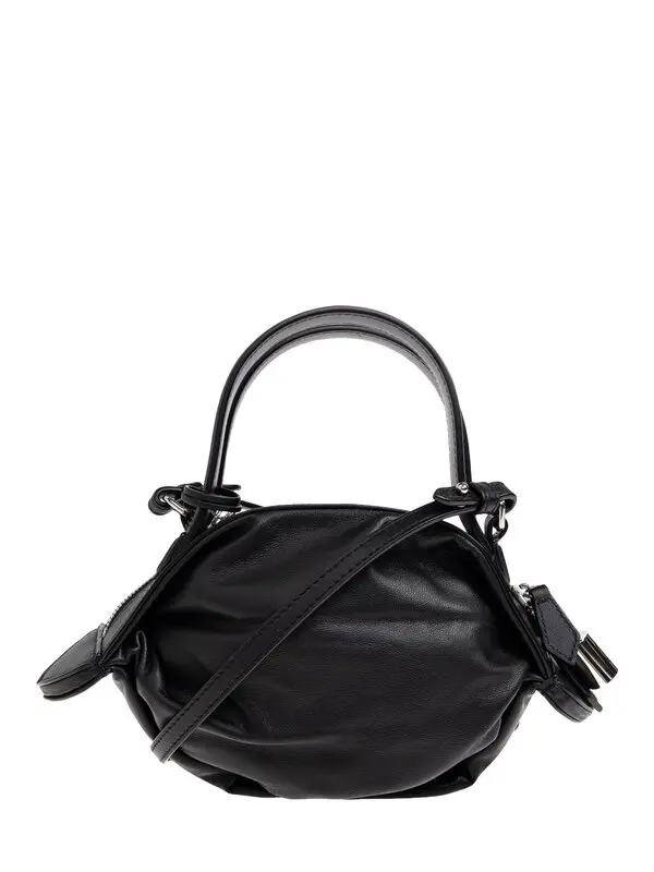 Kenzo Leather Handheld Bag - Black