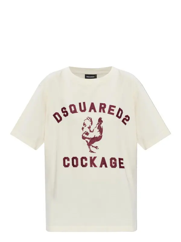 Dsquared2 Logo T-shirt - Cream