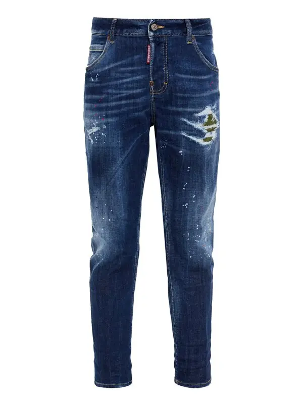 Dsquared2 Teddy’ Jeans - Navy Blue