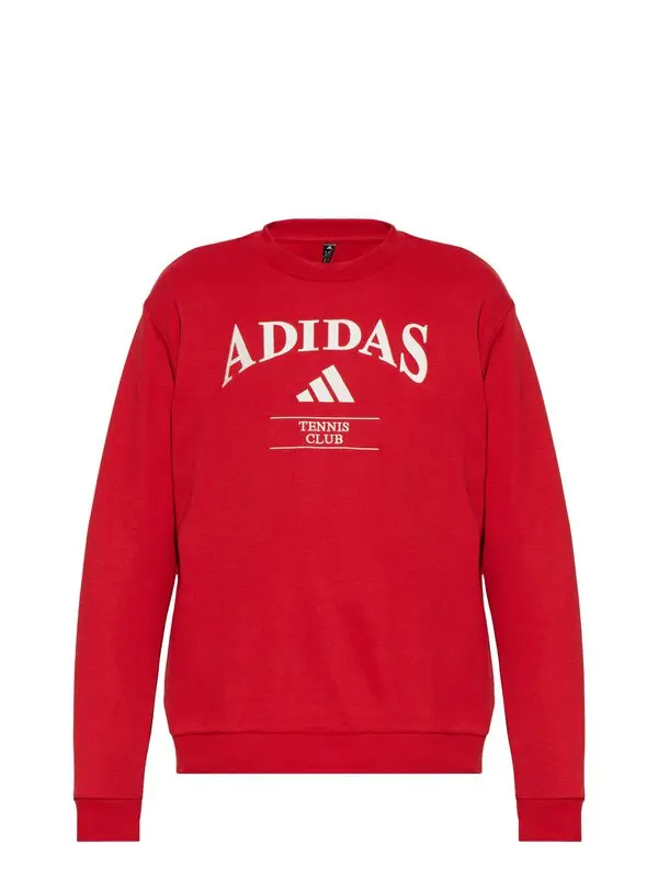 Adidas Oversize Sweatshirt With Logo - Red