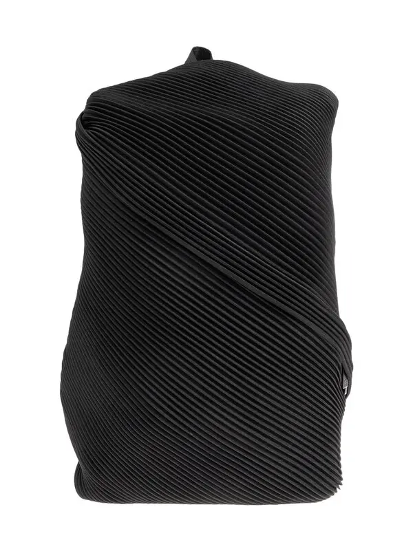 Issey Miyake Pleated Backpack - Black